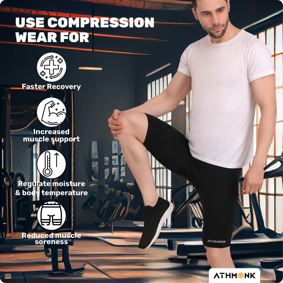 4-Way Lycra Compression Shorts for Men – Athmonk